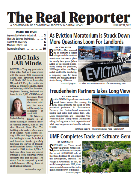 The Real Reporter - A Compendium of Property and Capital News